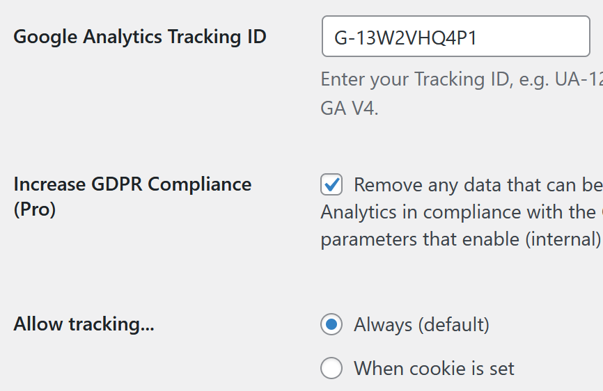 CAOS Pro v2.3 features easy GDPR compliance for Google Analytics in WordPress - Daan.dev