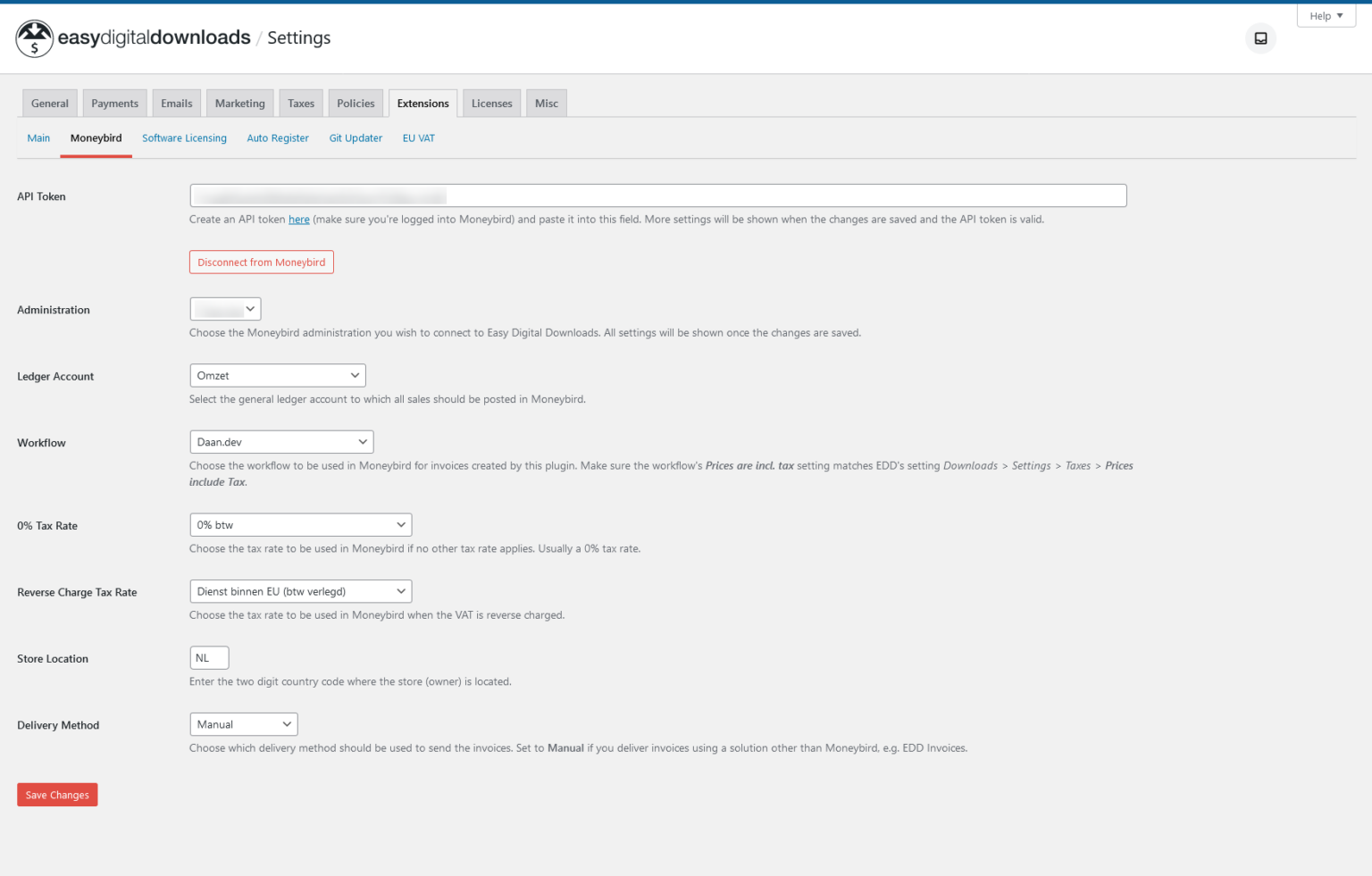 Integrate Moneybird with Easy Digital Downloads in 3 easy steps - Daan.dev