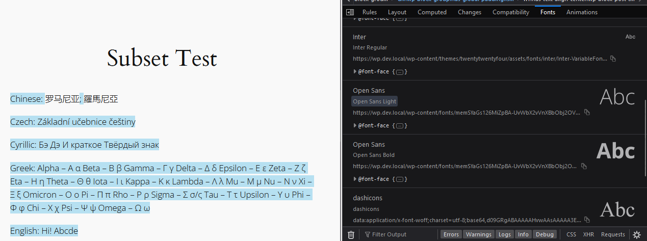 WP 6.5 Font Manager Review; can it replace OMGF (pro)? - Daan.dev
